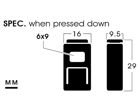 YKK | Full POM Cord Lock | LC05WC – ELEMENT Trimming