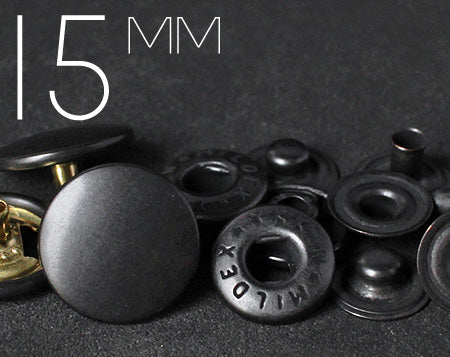 YKK | 15mm Convex Top S-spring Snap Fastener | YC15*SW35 – ELEMENT Trimming